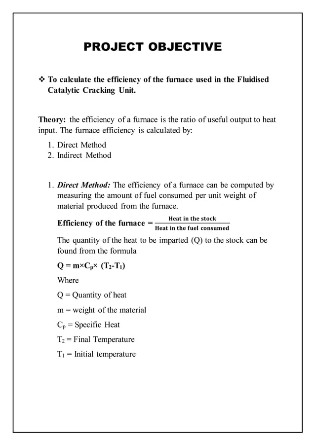 IOCL project report(chemical engineering) | DOCX