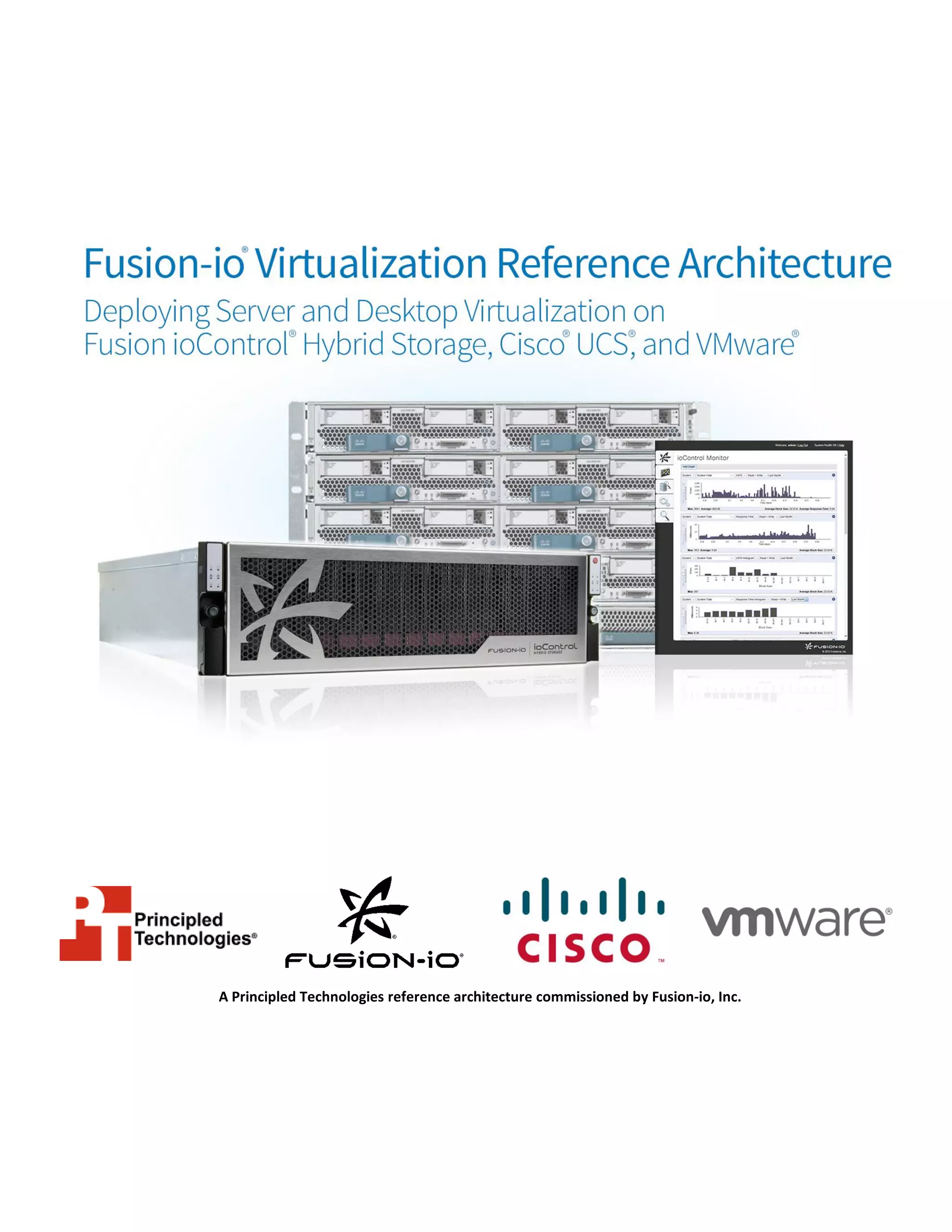 Fusion-io Virtualization Reference Architecture: Deploying Server and Desktop Virtualization on ...