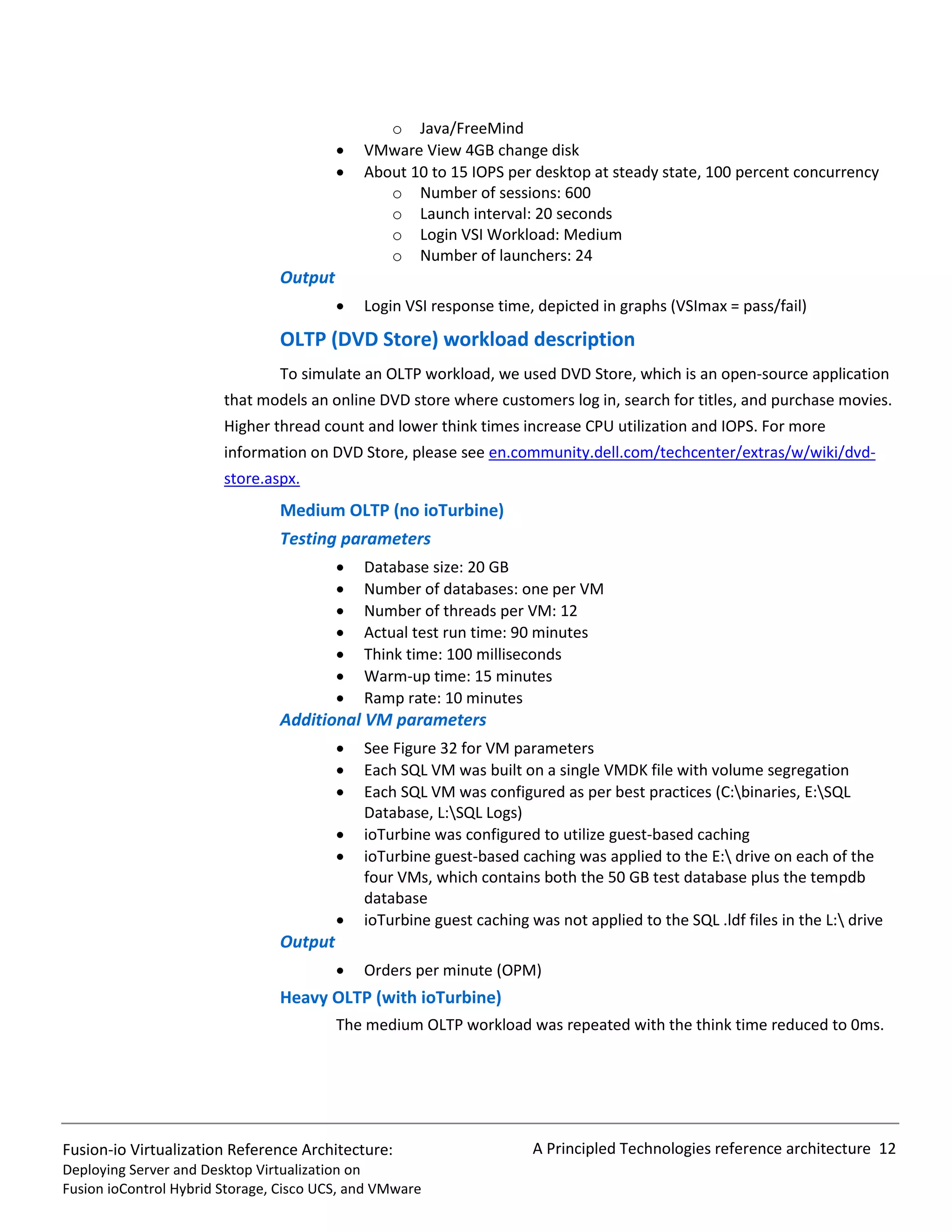 Fusion-io Virtualization Reference Architecture: Deploying Server and Desktop Virtualization on ...