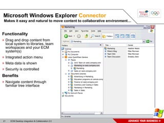 Desktop integration & ECM | PPT