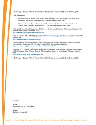 Maximizing the Impact: "The Pivotal Role of Technology in a 21st ...