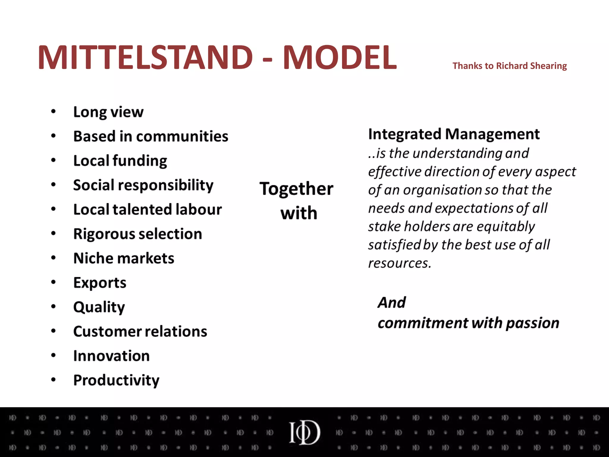 Io D859 Mittelstand Model | PPTX