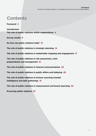 IoD CIPR Report - The Role of Public Relations in Strategic Planning ...