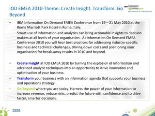 Iod emea 2010 invitation presentation | PPT | Business Expos ...