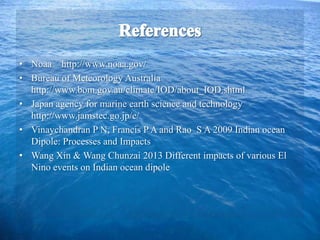 Introducton to Indian Ocean Dipole | PPTX