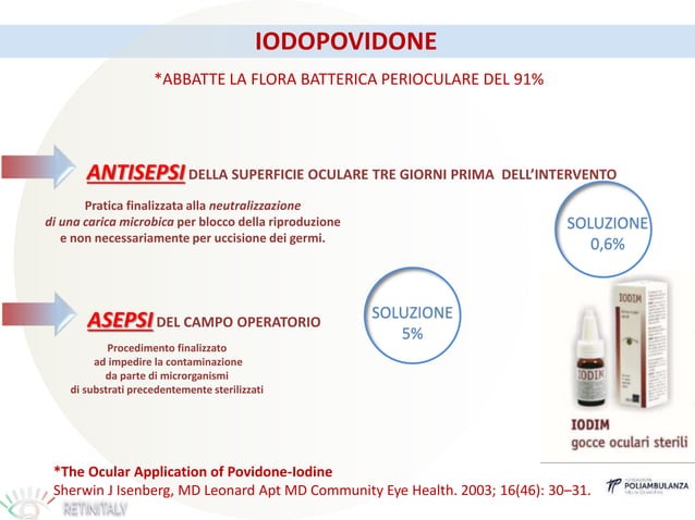 Iodim collirio canali retinitaly2017 brescia | PPT | Free Download