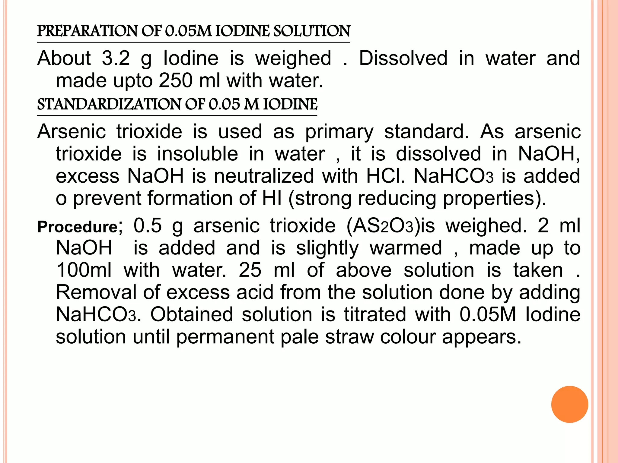 Iodimetry & iodometry | PPTX