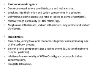 Iodinated contrast media | PPTX