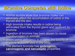 Bromine Poisoning