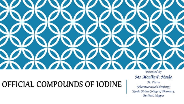 Official compound of Iodine | PPTX | Thyroid Disorders | Endocrine and ...