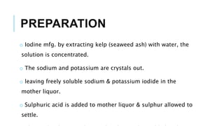 Official compound of Iodine | PPTX