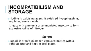 Official compound of Iodine | PPTX