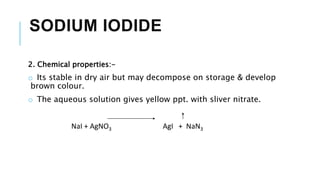 Official compound of Iodine | PPTX