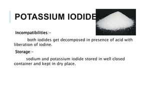 Official compound of Iodine | PPTX