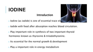 Official compound of Iodine | PPTX