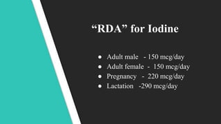 Iodine jenitta | PPTX