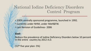 Iodine and its deficiency | PPTX