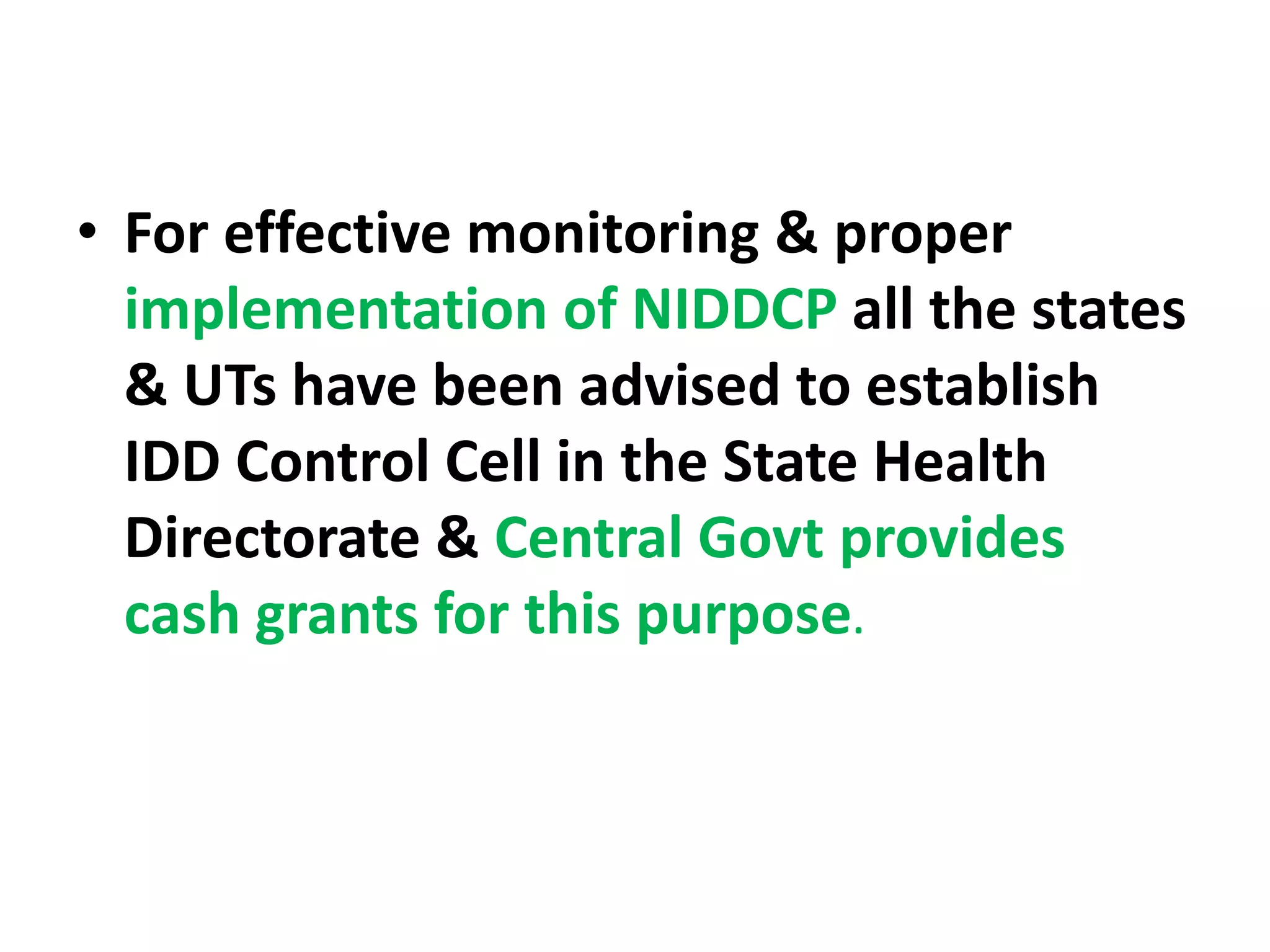 IODINE DEFICIENCY CONTROL PROGRAMME-INDIA | PPTX