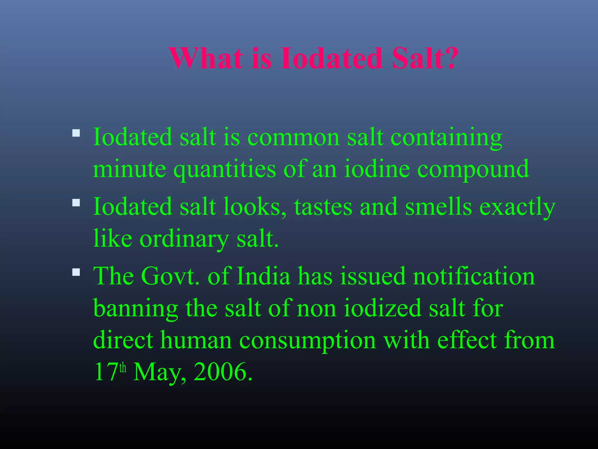 Iodine defficiancy disorders | PPT
