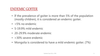 Iodine Deficiency | PPTX | Thyroid Disorders | Endocrine and Metabolic ...