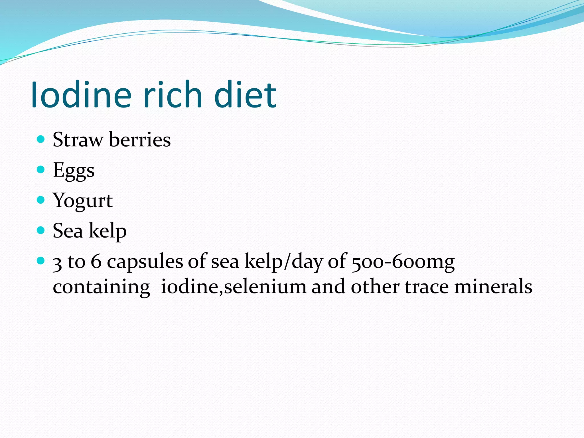 Iodine deficiency | PPT