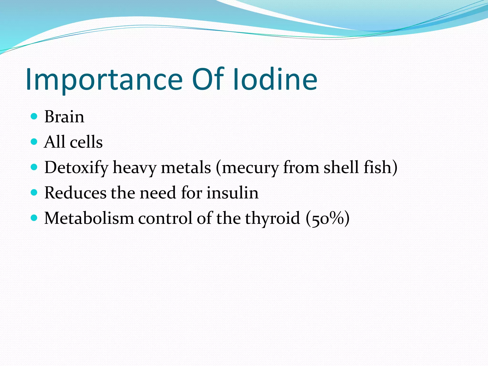 Iodine deficiency | PPT