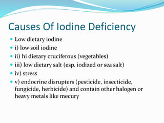 Iodine deficiency PPT