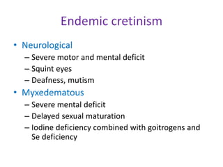 Iodine deficiency disorder and metabolic syndrome | PPT