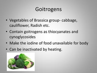 Iodine deficiency disorder(idd) | PPTX