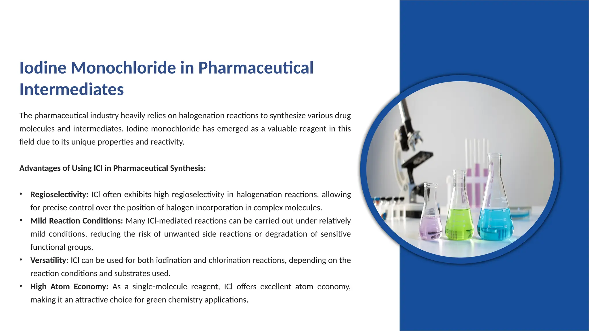 Iodine Monochloride's Role in Halogenation Chemistry | PPTX