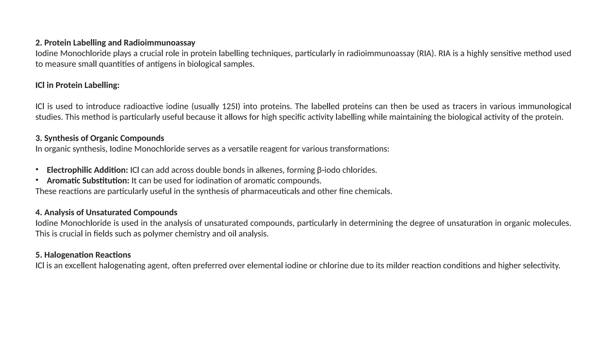 Ensuring Laboratory Standards with Iodine Monochloride | PPTX