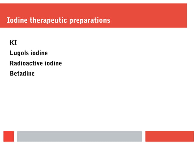 Iodine ppt | PPT | Thyroid Disorders | Endocrine and Metabolic Diseases