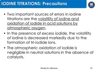 Iodine titration by krishna baokar | PDF