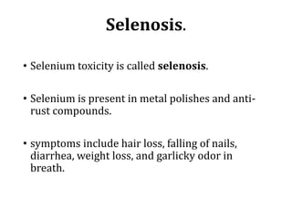 Iodine, zinc and selenium | PPT