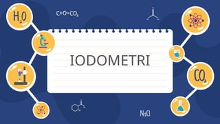 Iodometri analisis kimia dengan metode iodometri | PPT