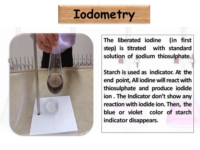 Iodometry & Iodimetry | PPTX
