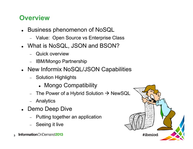 Informix NoSQL & Hybrid SQL detailed deep dive | PPT