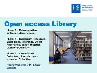 IOE Library Autumn 2014 Introduction | PPT