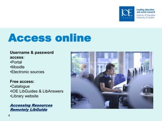 IOE Library Autumn 2014 Introduction | PPT