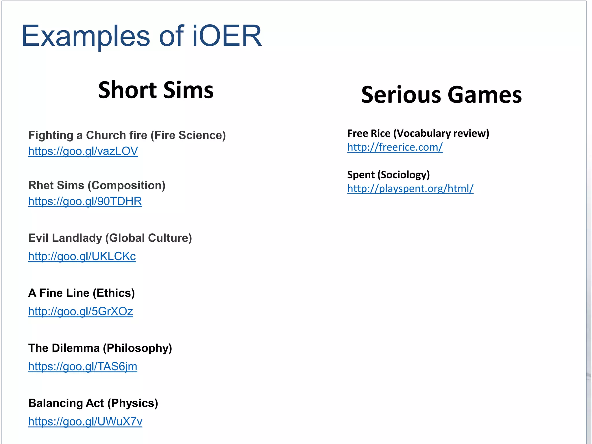 iOER: Interactive Open Educational Resources | PDF