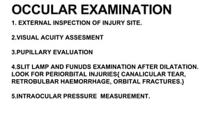 IOFB , INTRAOCULAR FOREIGN BODY | PPTX