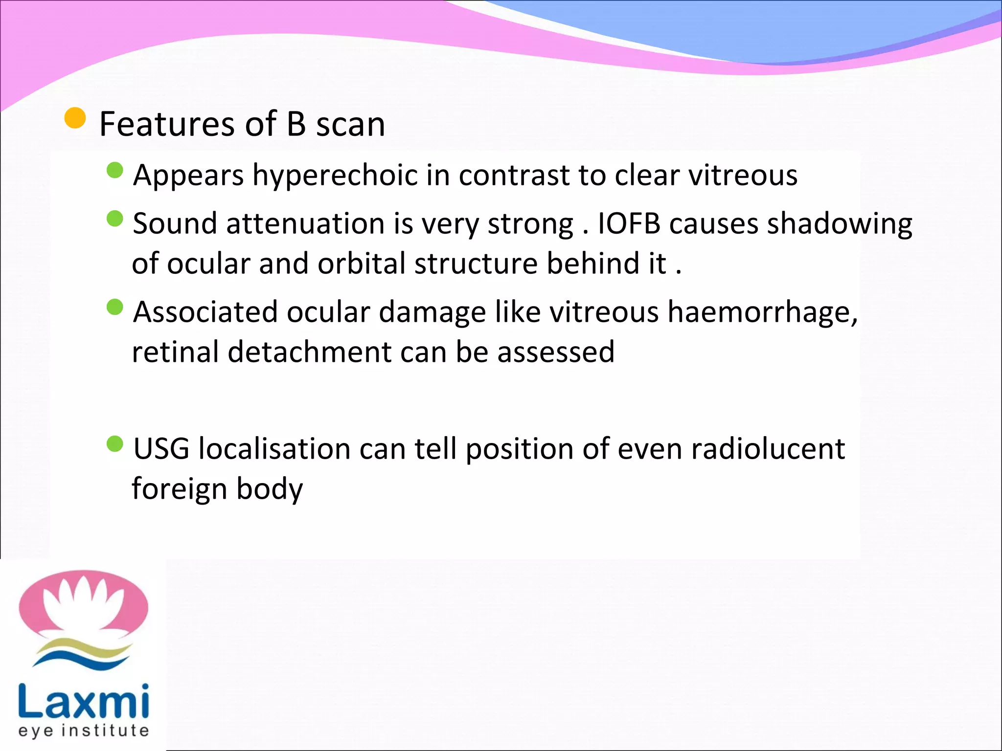 INTRAOCULAR FOREIGN BODY | PPT