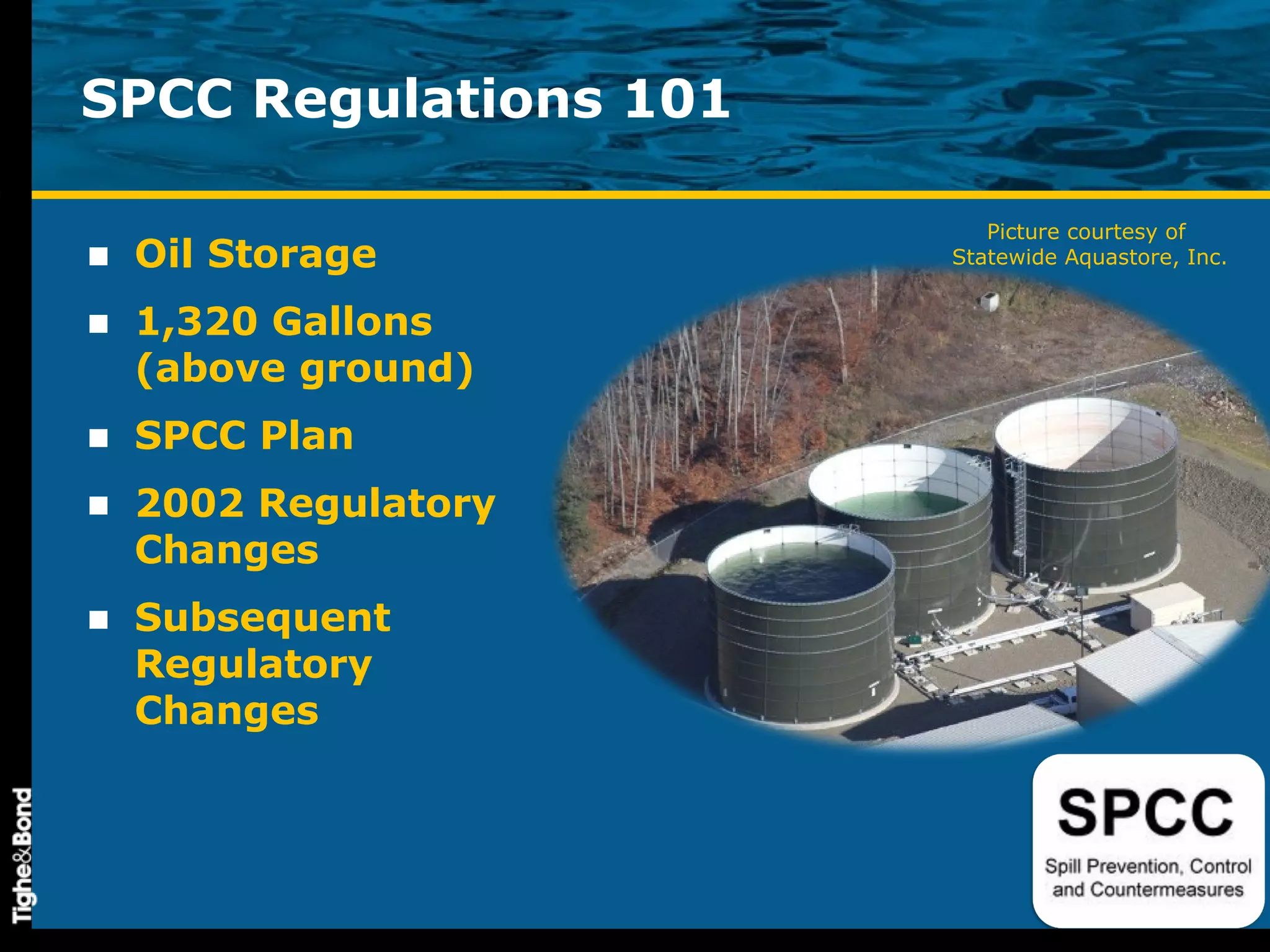 Flammable & Combustible Storage – Understanding Storage Tank Management Requirements | PPT