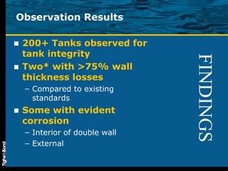 Flammable & Combustible Storage – Understanding Storage Tank Management Requirements | PPT