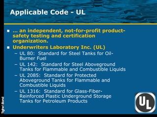 Flammable & Combustible Storage – Understanding Storage Tank Management ...
