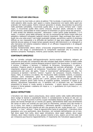 Io gioco al calcio | PDF
