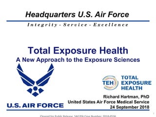 Total Exposure Health - A New Approach to the Exposure Sciences | PPT