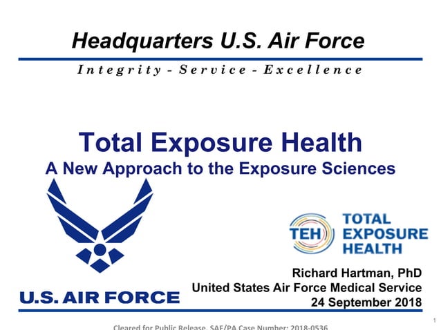 Total Exposure Health - A New Approach to the Exposure Sciences | PPT