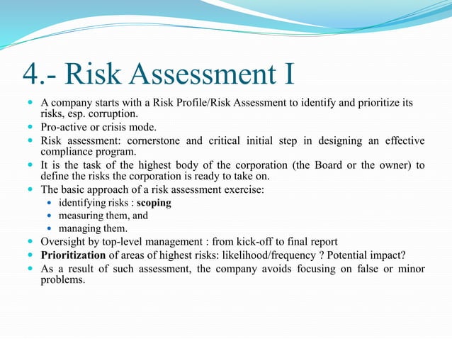 How to Assess Integrity Risks for a Company ? | PDF | Business ...