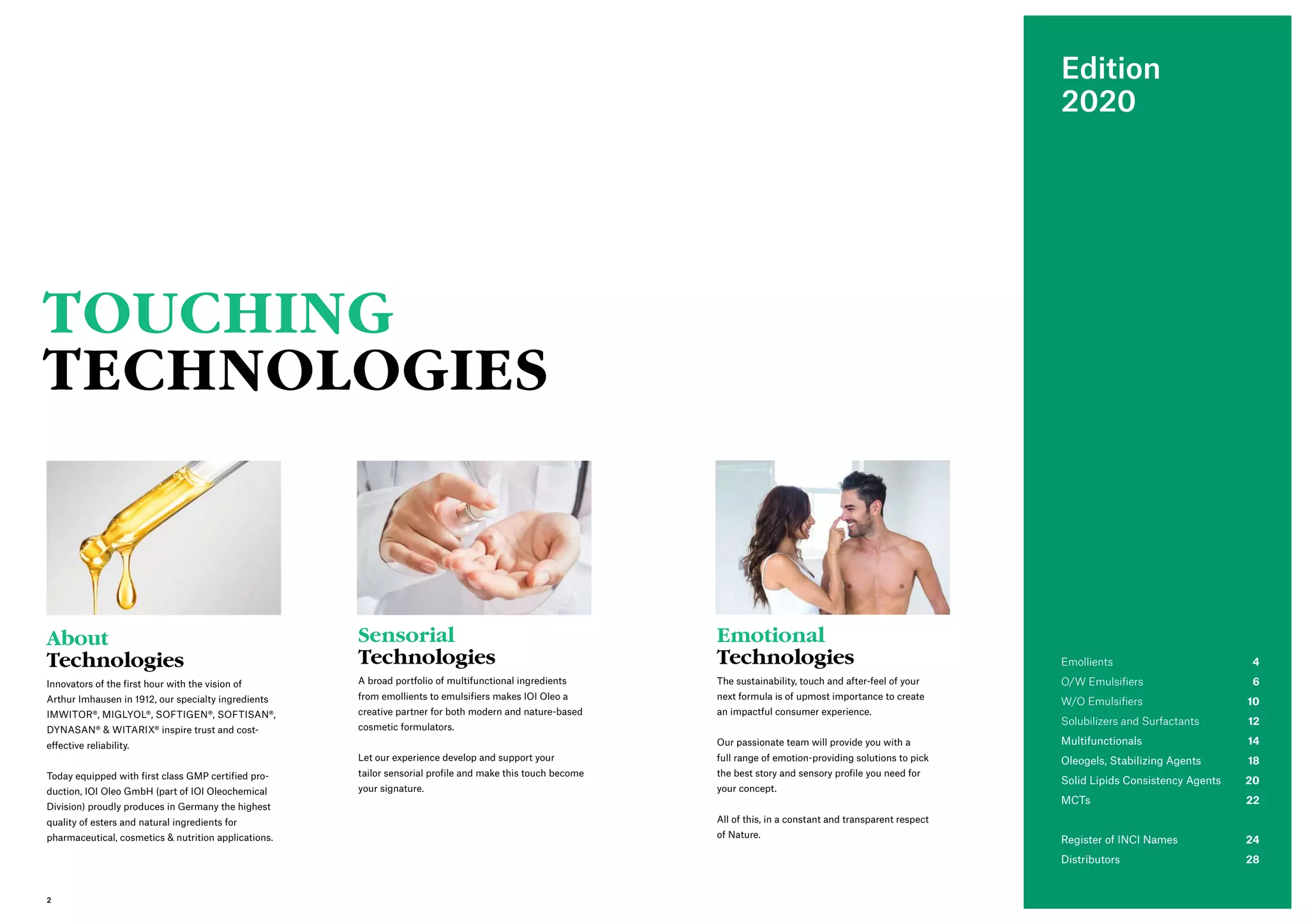 IOI Oleochemical personal care - product catalogue | PDF